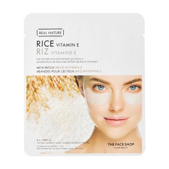 The Face Shop | Skincare | The Face Shop Real Nature Eye Patch Rice ...